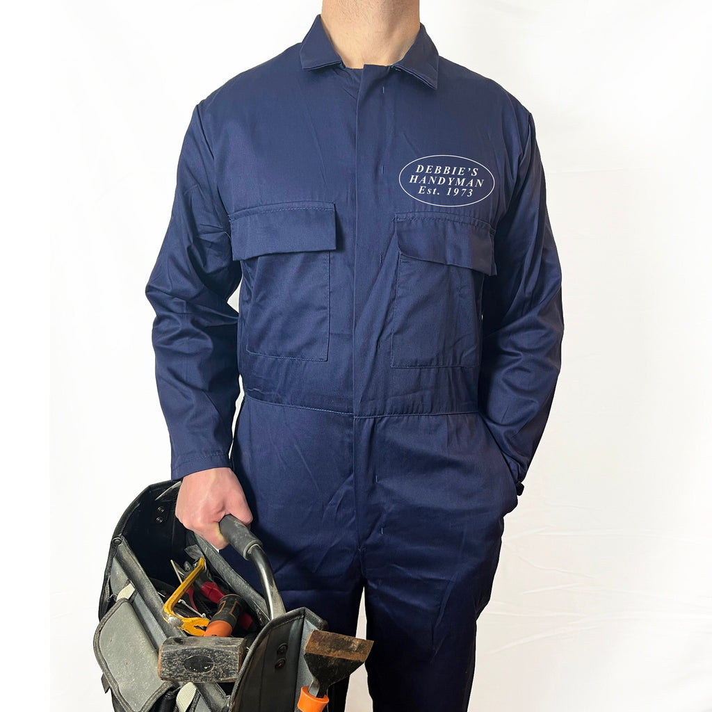Personalised Handyman DIY decorating Overalls - Husband Coveralls ...